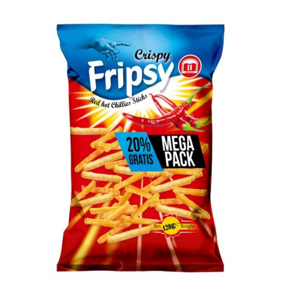 Fripsy Mega pack chili 120g x 12 | Daily Fresh Foods