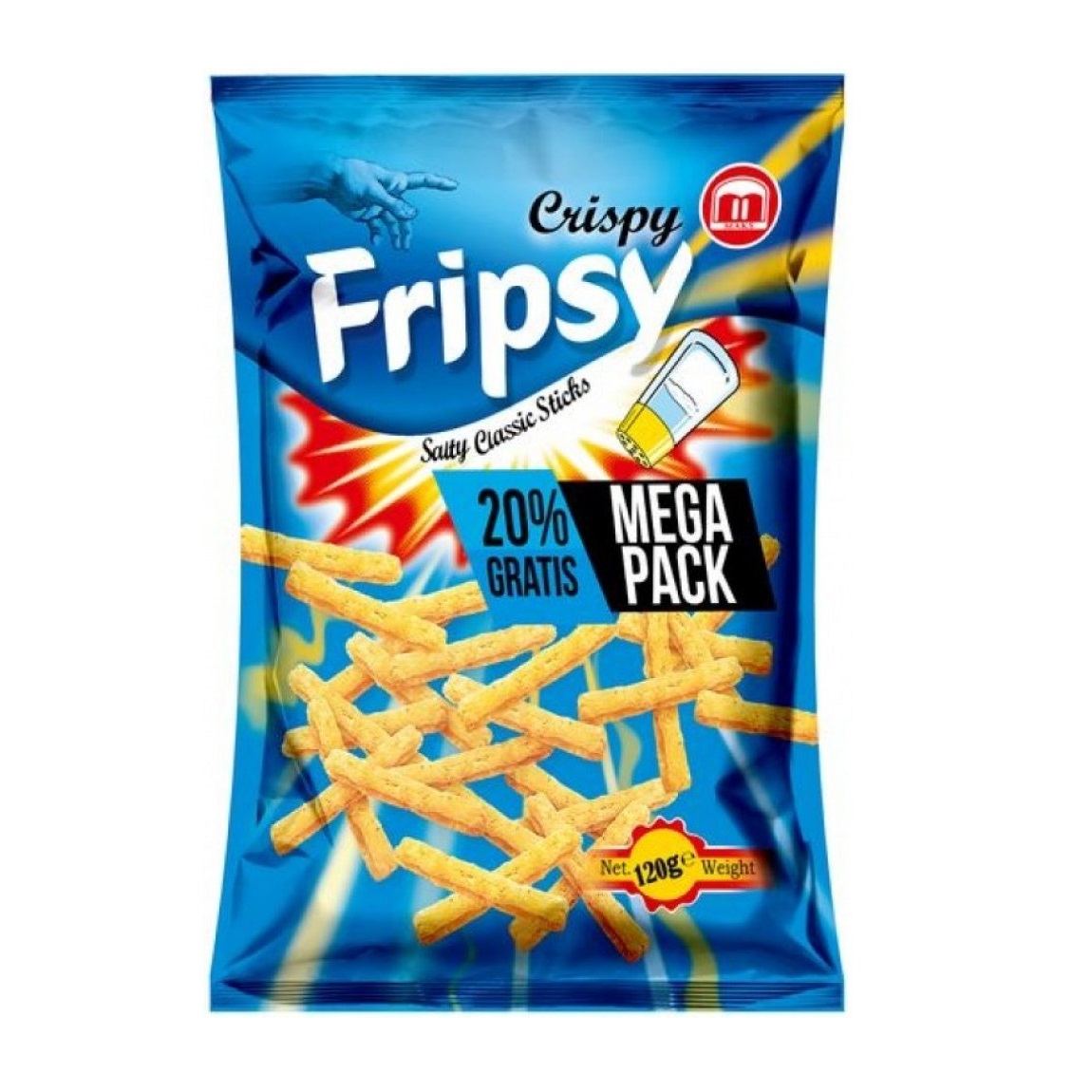 Fripsy Mega pack slané 120g x 12 | Daily Fresh Foods