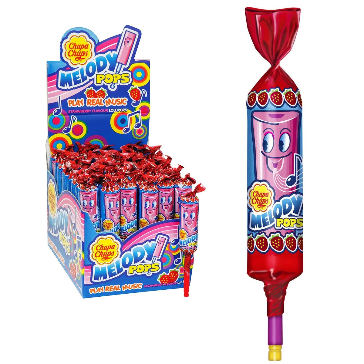 ChupaChups lizatko 15g jahoda MelodyPops | Daily Fresh Foods