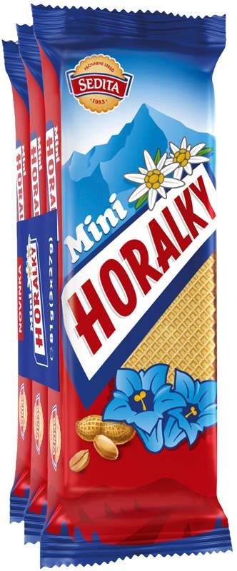 Sedita Horalky Oplatky arašíd mini 3x27g | Daily Fresh Foods