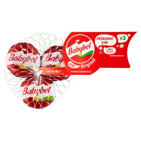 Mini Baby-Bel Sýry přírodní 3x20g | Daily Fresh Foods