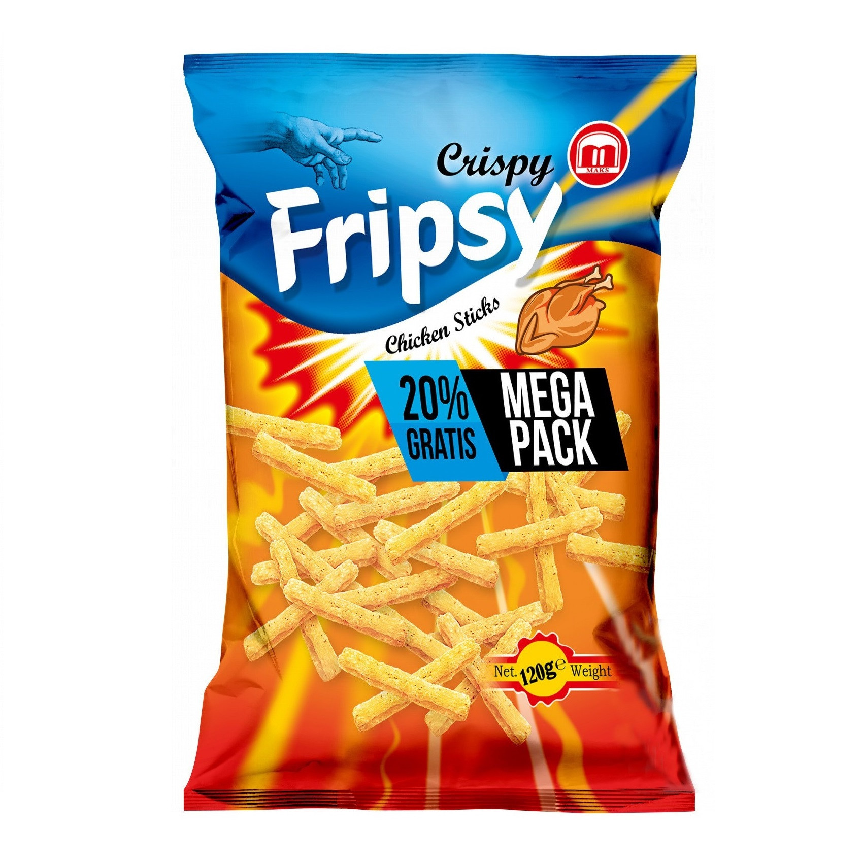 Fripsy Mega pack kuře 120g x 12 | Daily Fresh Foods